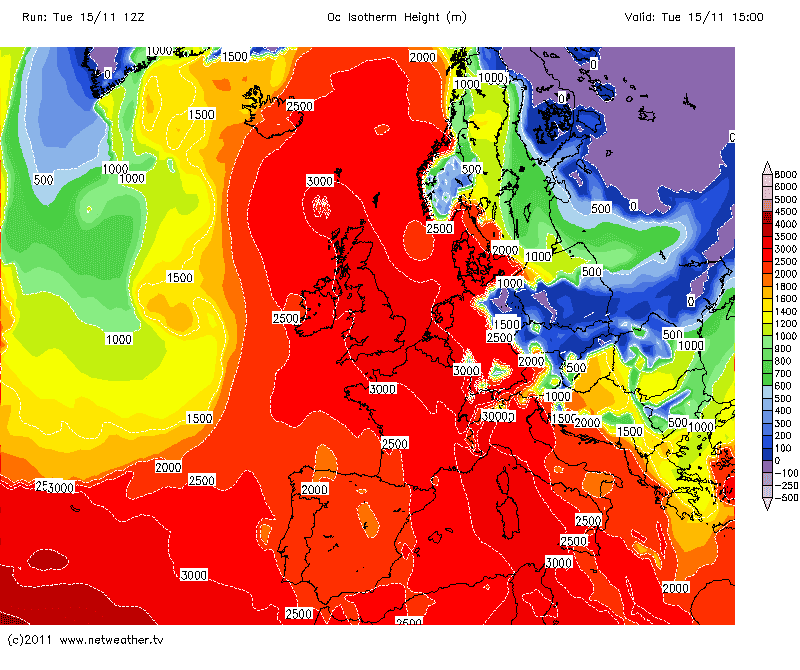 Convergence Zone: Understanding the GFS 'Height of 0 degree isotherm' chart