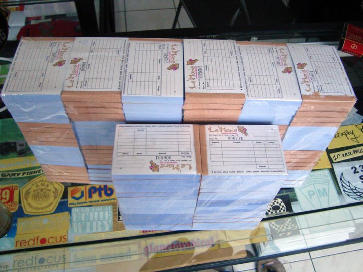 Tutorial Desain Nota Penjualan Sederhana di Corel | | Percetakan Murah ...