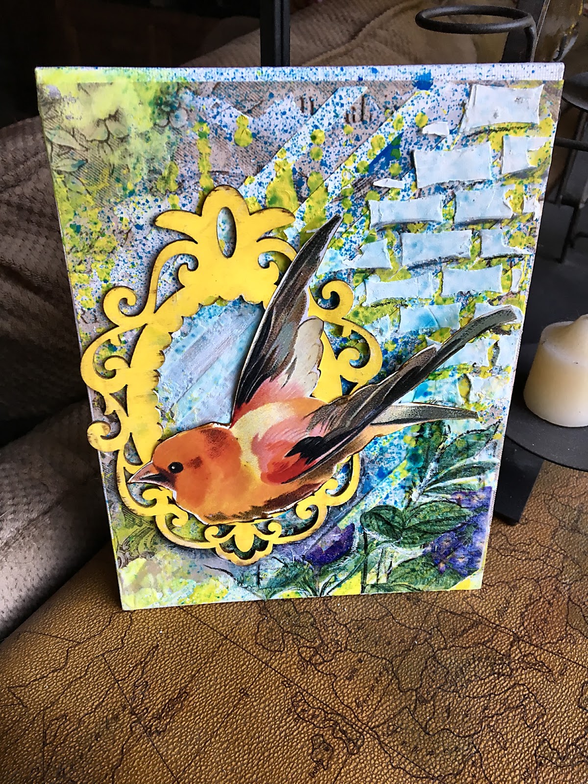 Create with TLC: Sunday's Mixed Media Creation.....