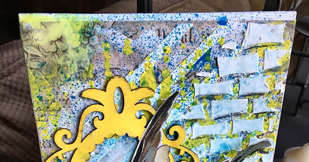 Create with TLC: Sunday's Mixed Media Creation.....