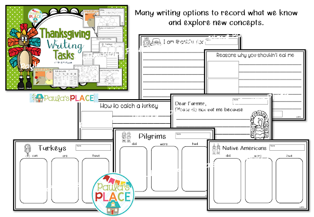 Paula's Place Teaching Resources: Let's talk turkey...and a freebie