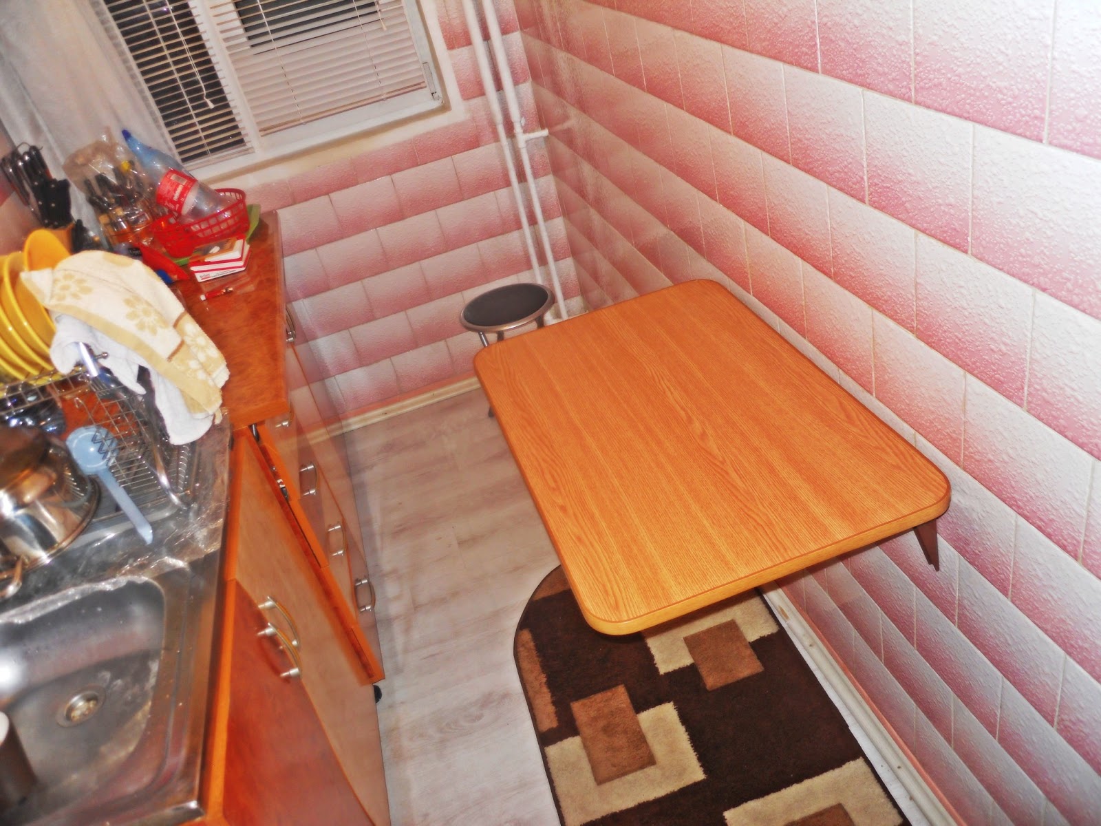 Masa plianta rabatabila pentru bucatarie: Masa rabatabila din stejar ...