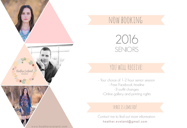 Heather Eveland Photography: Calling all 2016 Seniors!
