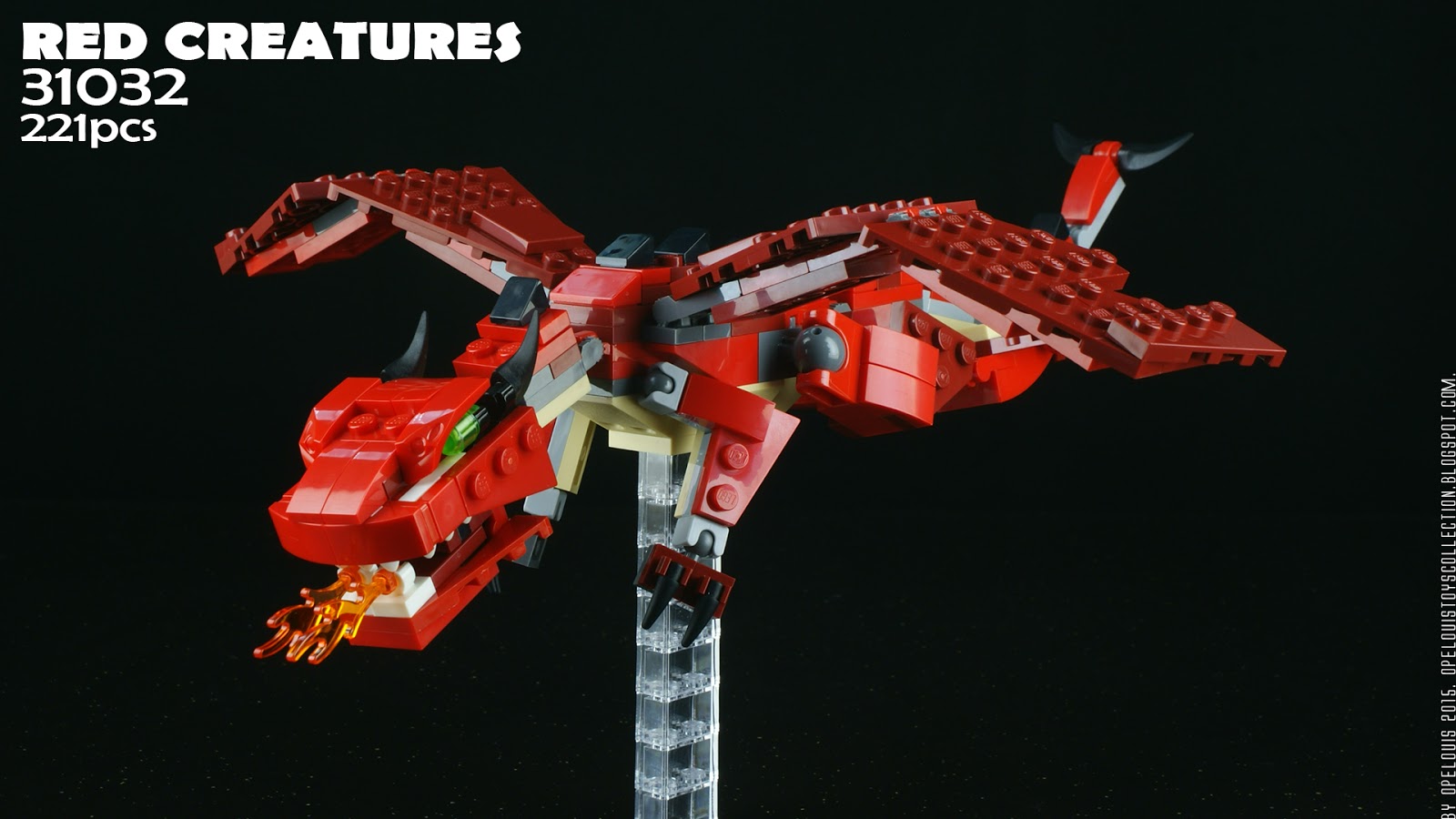 Opelouis's Toys Collection: LEGO Creator 31032 Red Creatures.