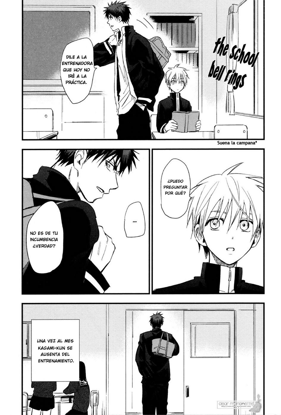 PDB Doujinshis Fansub...♥: Kagami x Kuroko Doujinshi en español: Toramin