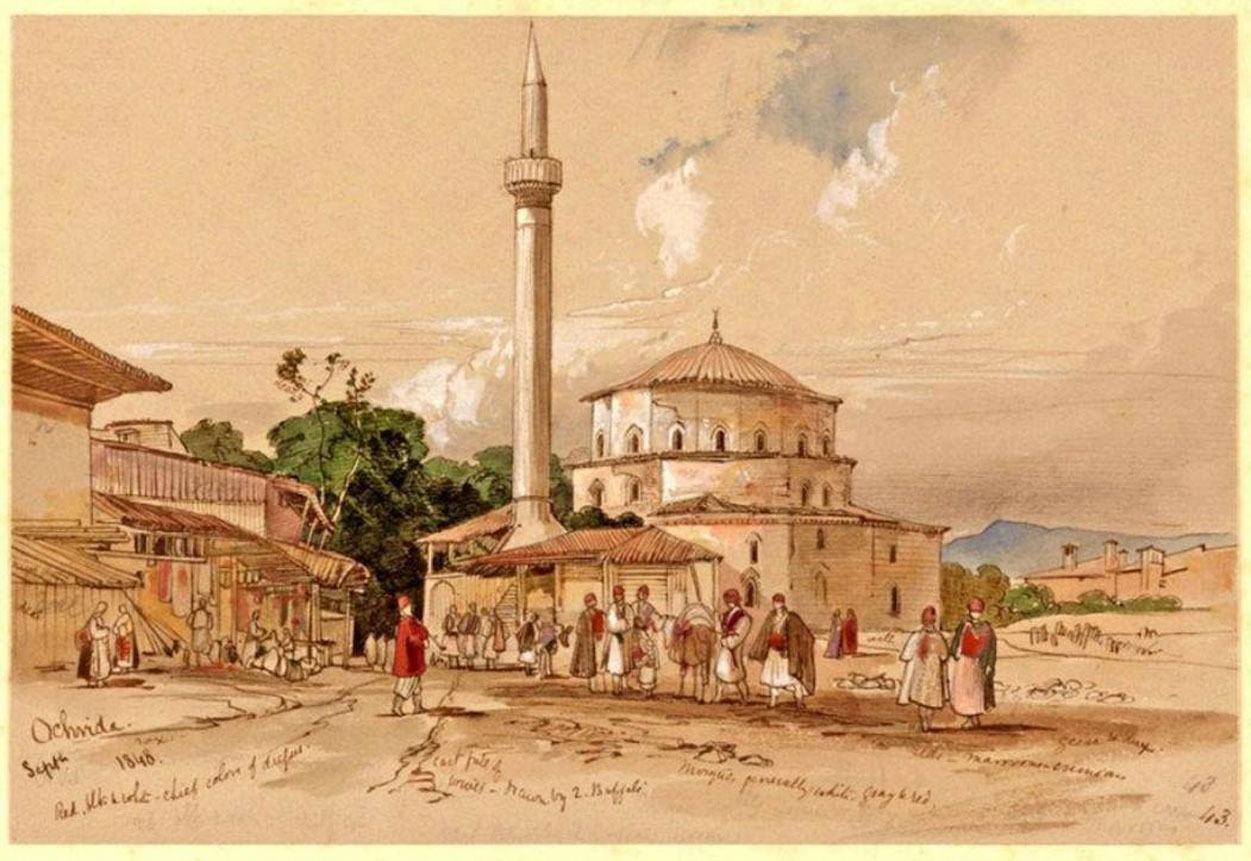 Edward Lear hinterließ wundervolle Zeichnungen von Ohrid - 1848