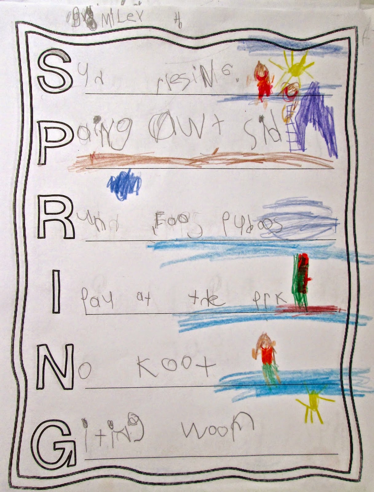 Mrs. Garrabrant's Classroom: Poetry, New workstations & playground project