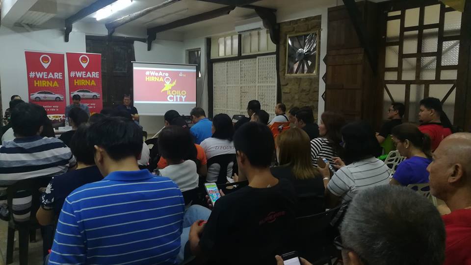 Better taxi-hailing app is "HIRNA" in Iloilo!