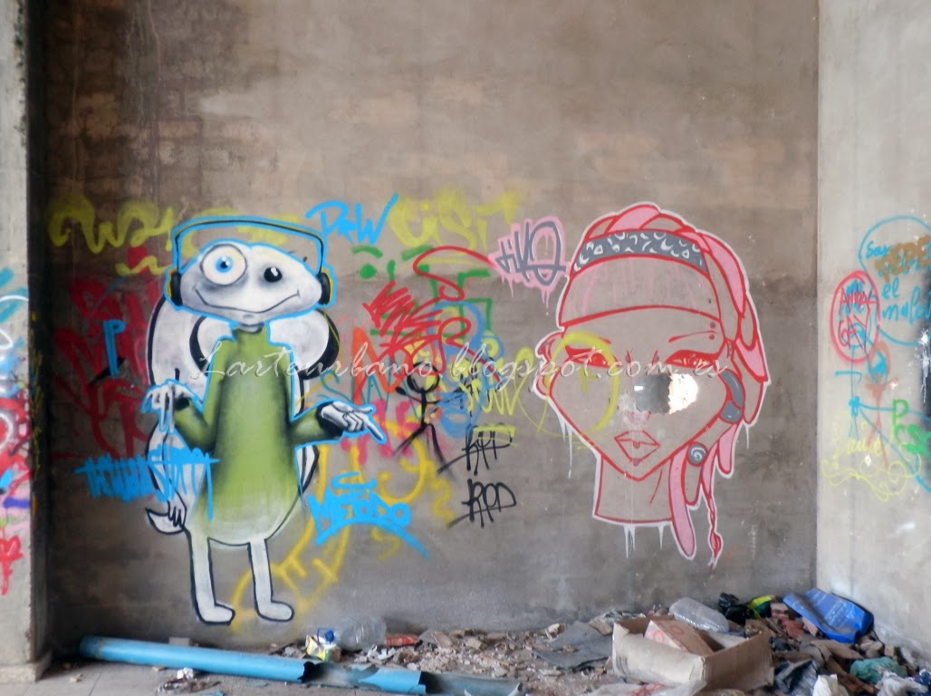 @streetartJO53: Graffitis por el Barrio del Camí de Vera