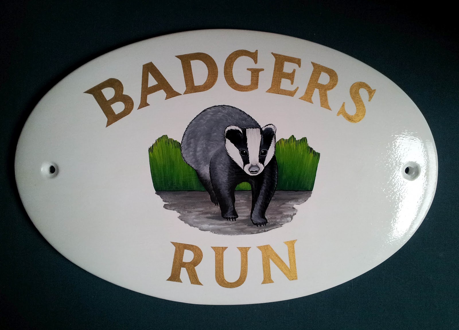 Hand Painted House Signs by Ceramic Art: House Signs with birds and ...