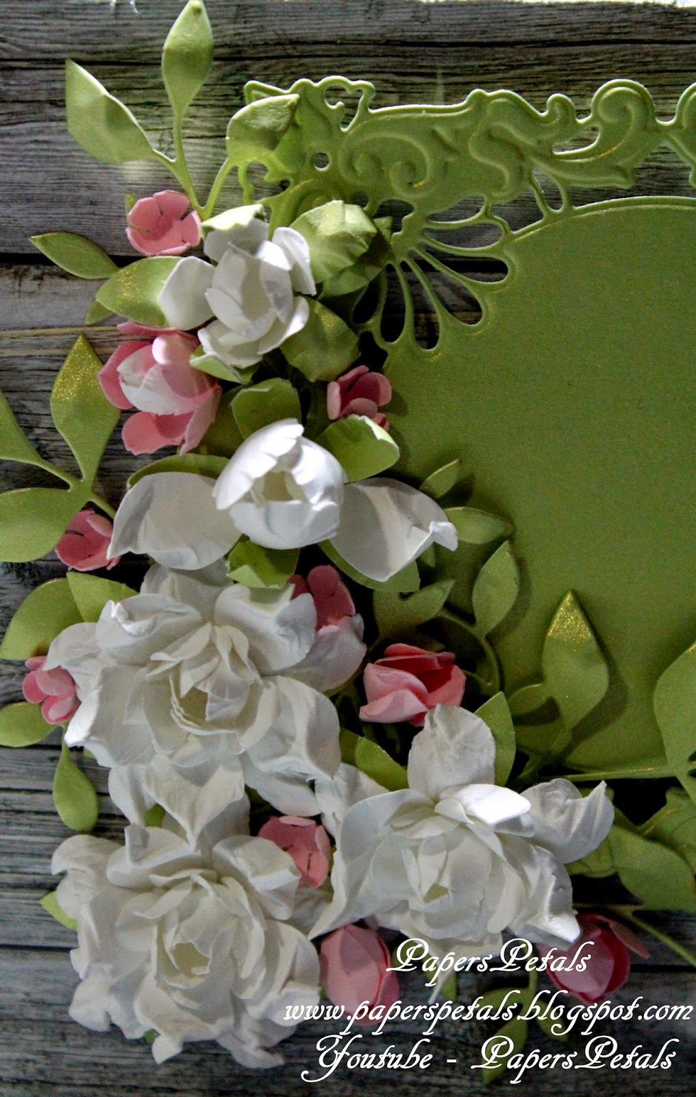 PapersPetals: Gorgeous Gardenia Tutorial