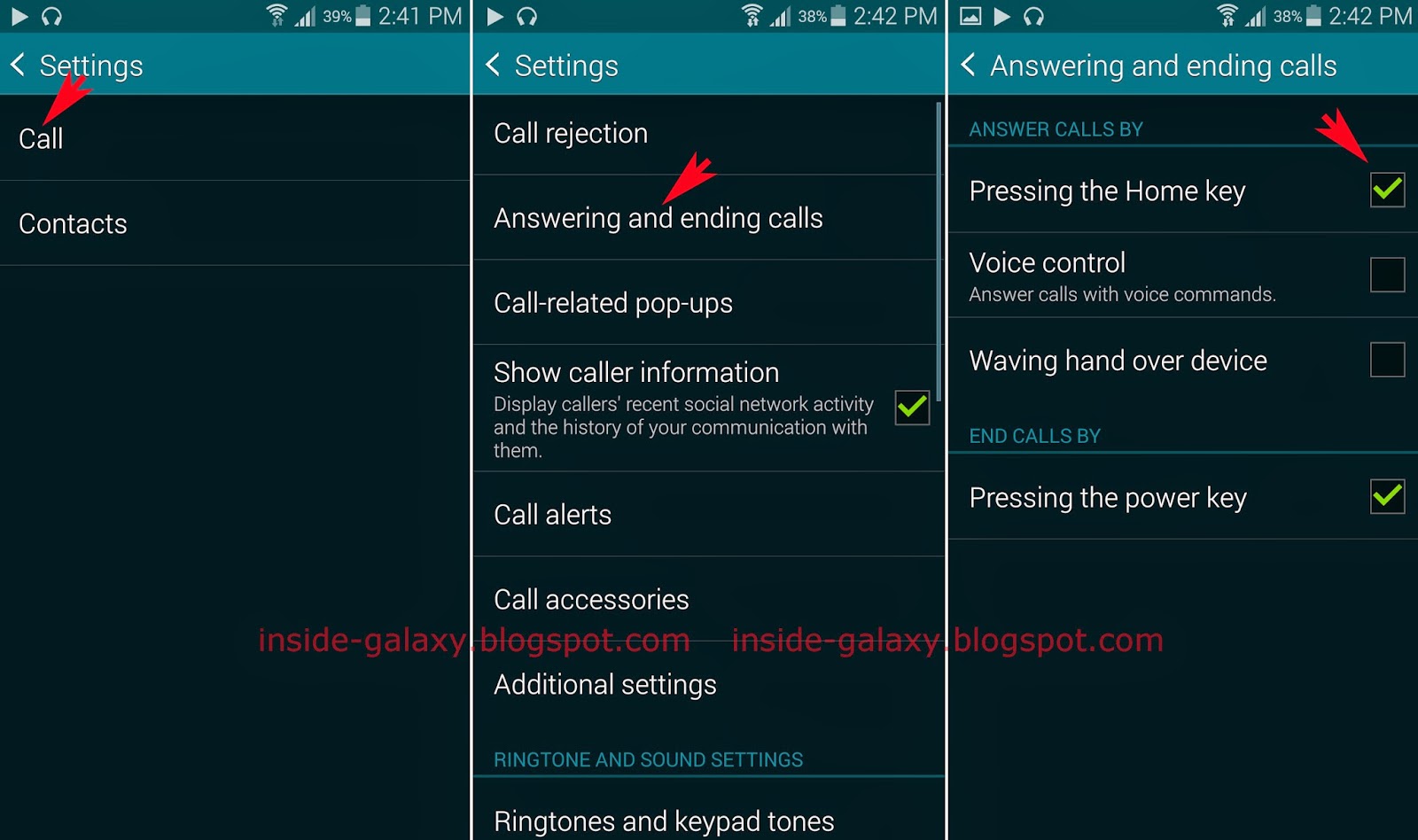 Inside Galaxy: Samsung Galaxy S5: How to Set Home Button to Accept ...