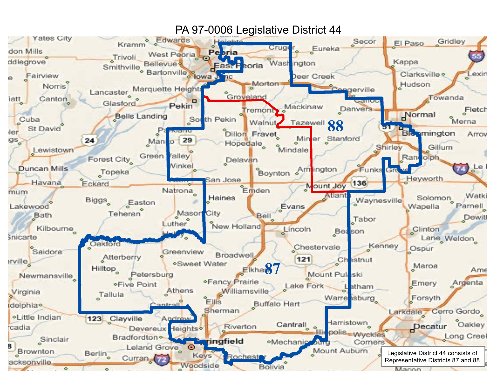 Will County Politics: Realigned Illinois State Legislative and State ...