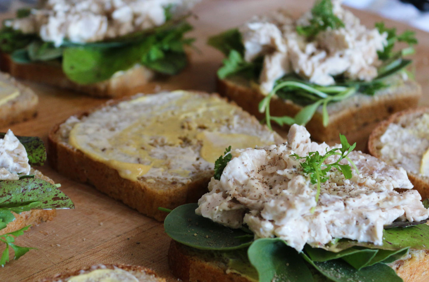 66 Square Feet (Plus): Chicken and leaf sandwiches