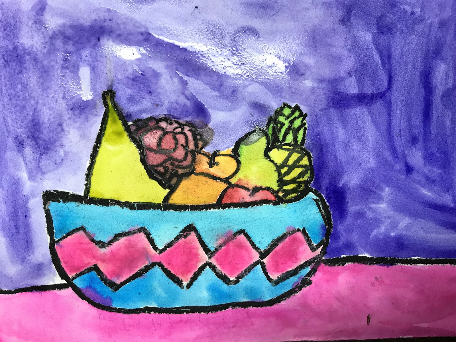 Elements of the Art Room: 2nd grade Paul Cezanne inspired Fruit bowls