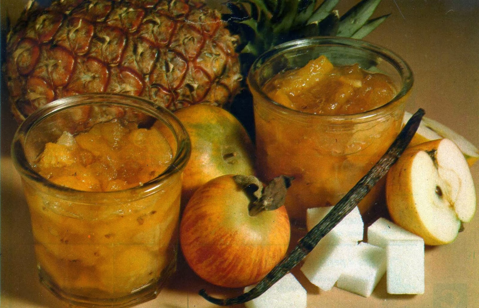 Au bonheur des papilles: Confitures : Confiture Pommes-Ananas