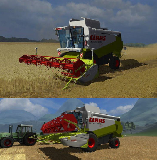 Mods for "Farming Simulator": Combines