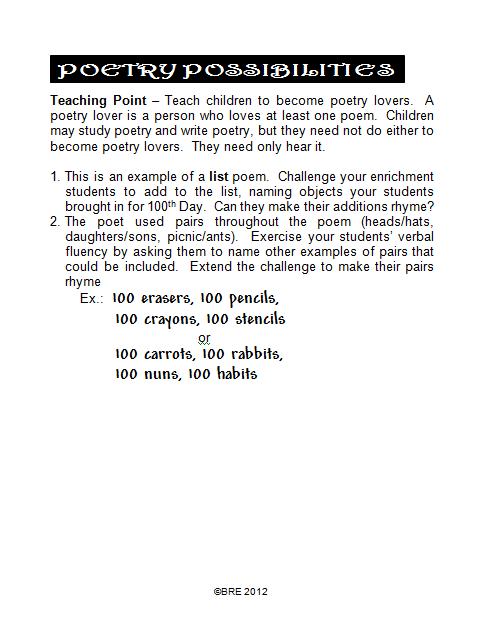 It's About Time, Teachers!: 100th Day of School