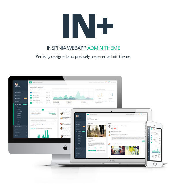 Templates Bootstrap: Download INSPINIA - Responsive Admin BootstrapTheme