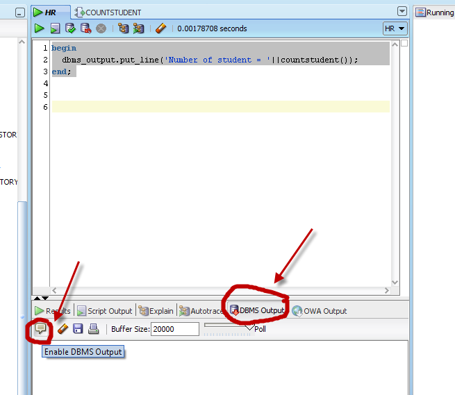 nascent: เรียกใช้ PL/SQL Oracle ด้วย java