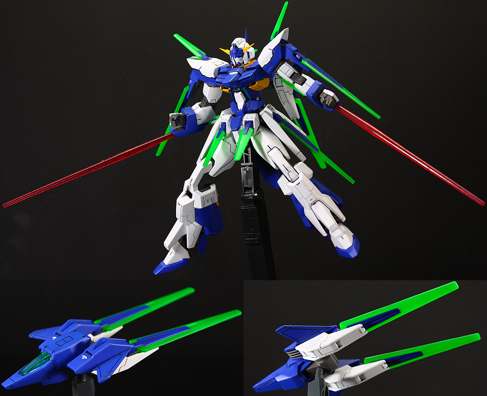 HG 1/144 Gundam AGE-FX Burst Mode customized build by kirayama