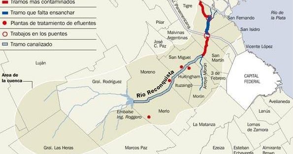 Mapa Río Reconquista
