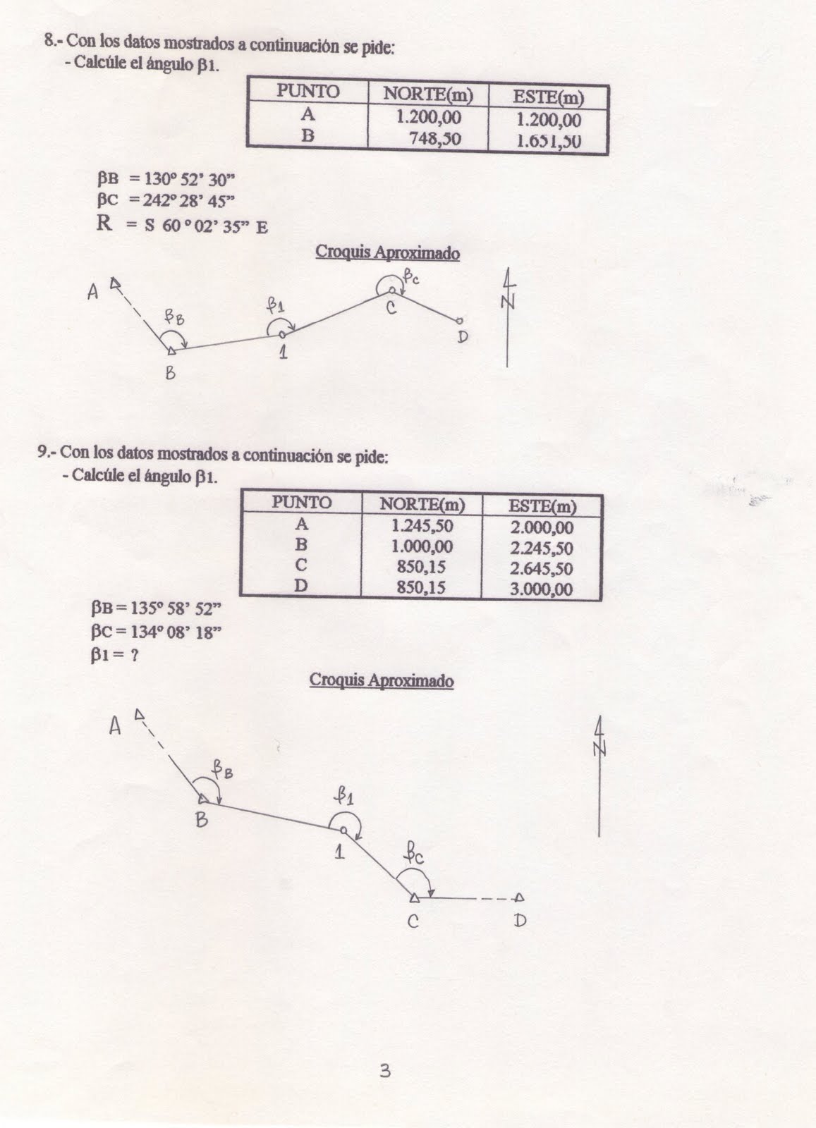 topografialuzcol: Rumbo, Azimut y Distancia: Teoría y ejercicios