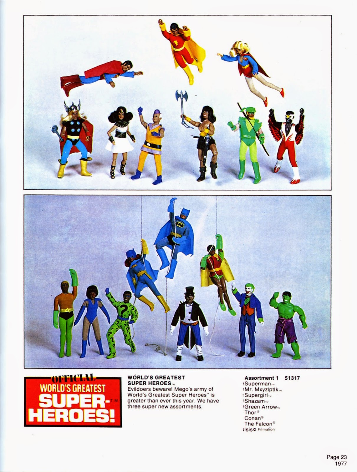 The Dork Review: Rob's Room: Mego Toy Catalogs