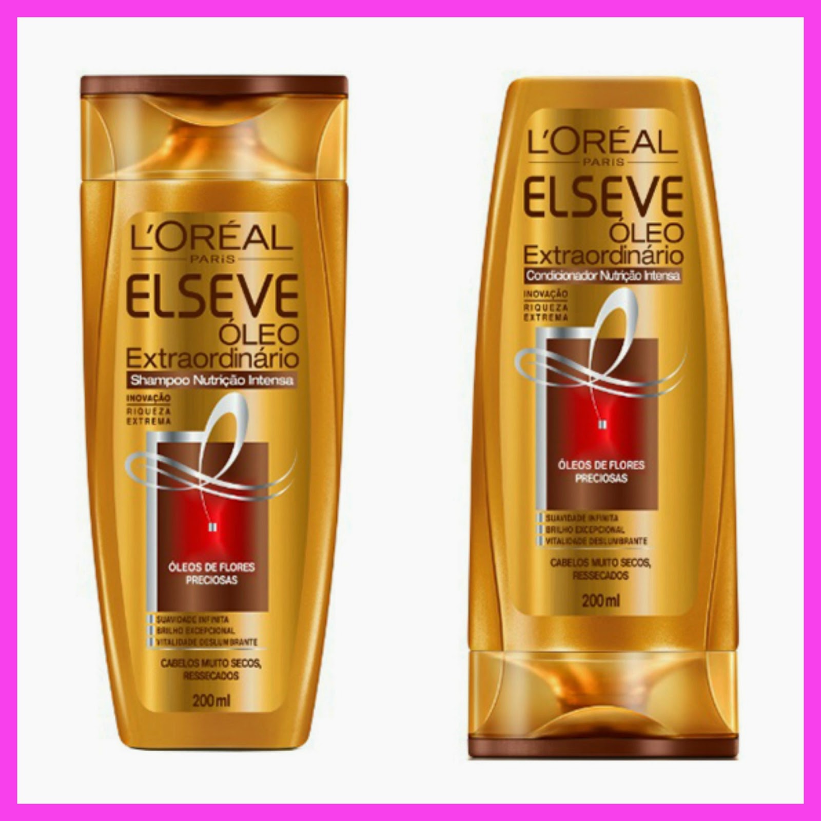 Cabelos Mais: Nova Linha Elseve Óleo Extraordinário Nutrição Intensa