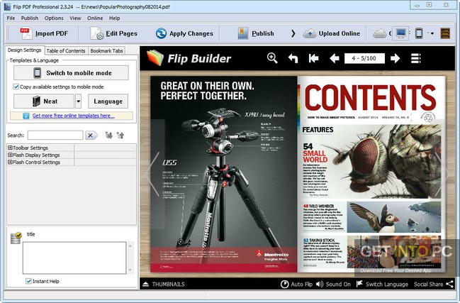 Flipbuilder flip pdf pro - iopoff