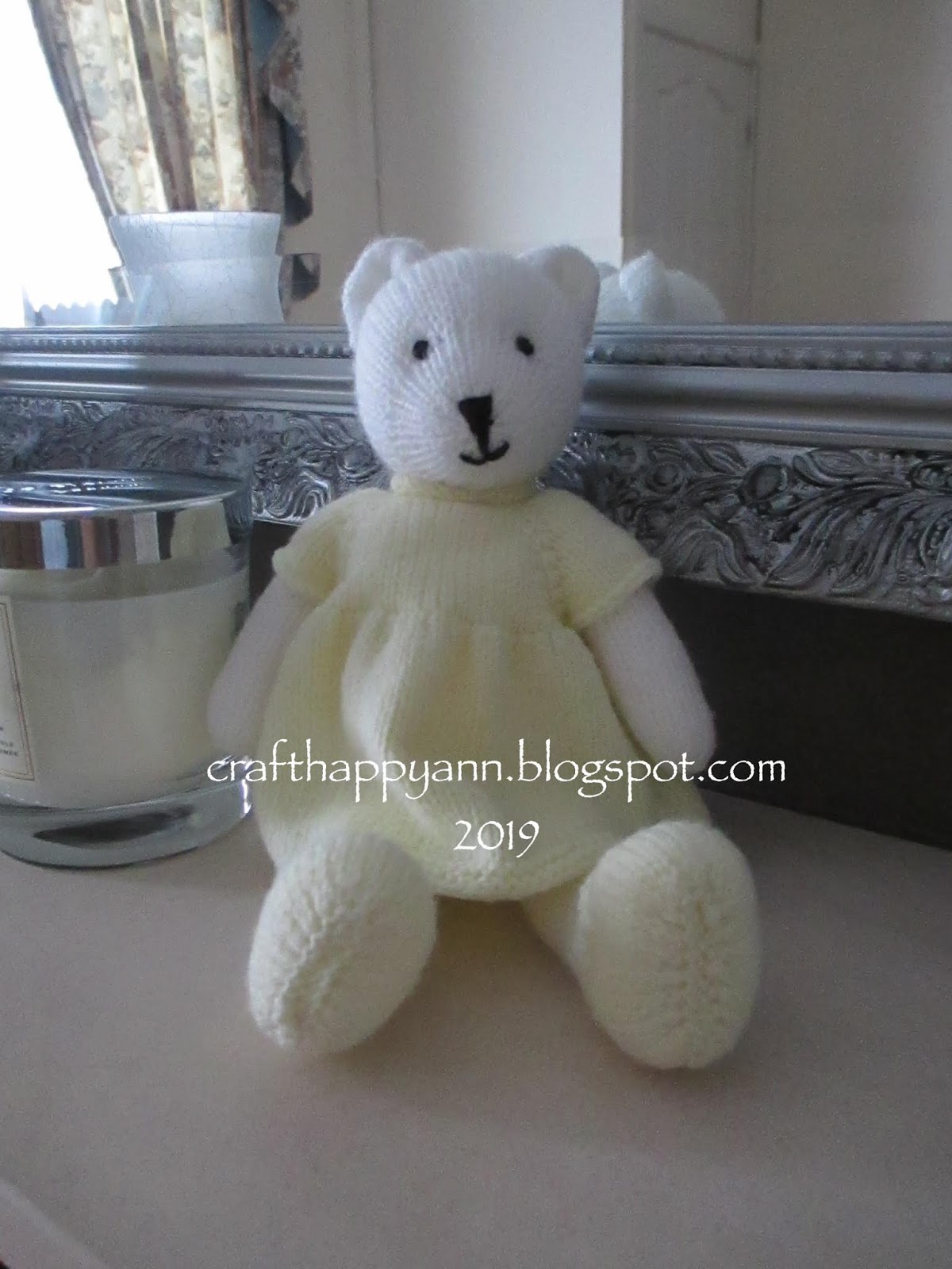 craft happy ann: white teddy
