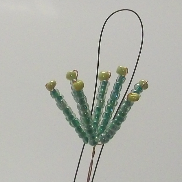 Beading for the very beginners: Flowering tree