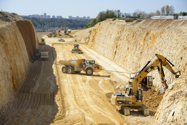 Calcul de terrassement - TOPOGRAPHIE ET GENIE CIVIL
