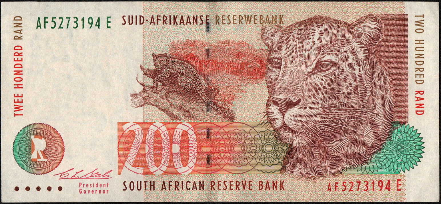 My Currency Collection: South Africa Currency 200 Rand banknote 1994 ...
