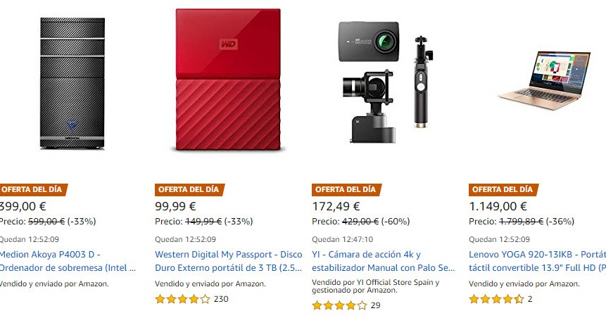 ¡Ofertas 25/10 Amazon! 6 "Ofertas del Día" y 3 "Ofertas Flash ...