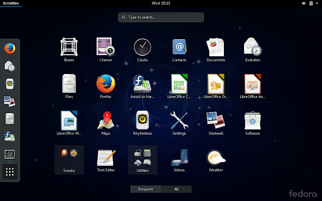 Fedora 24 Workstation screenshots