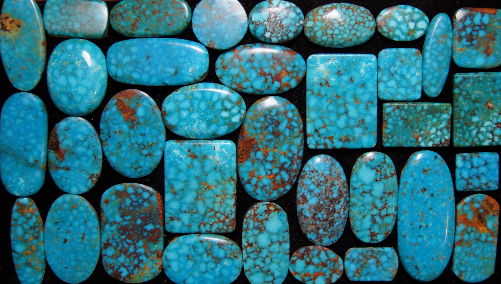 Greg Thorne: American Mined Turquoise Cut By Greg Thorne