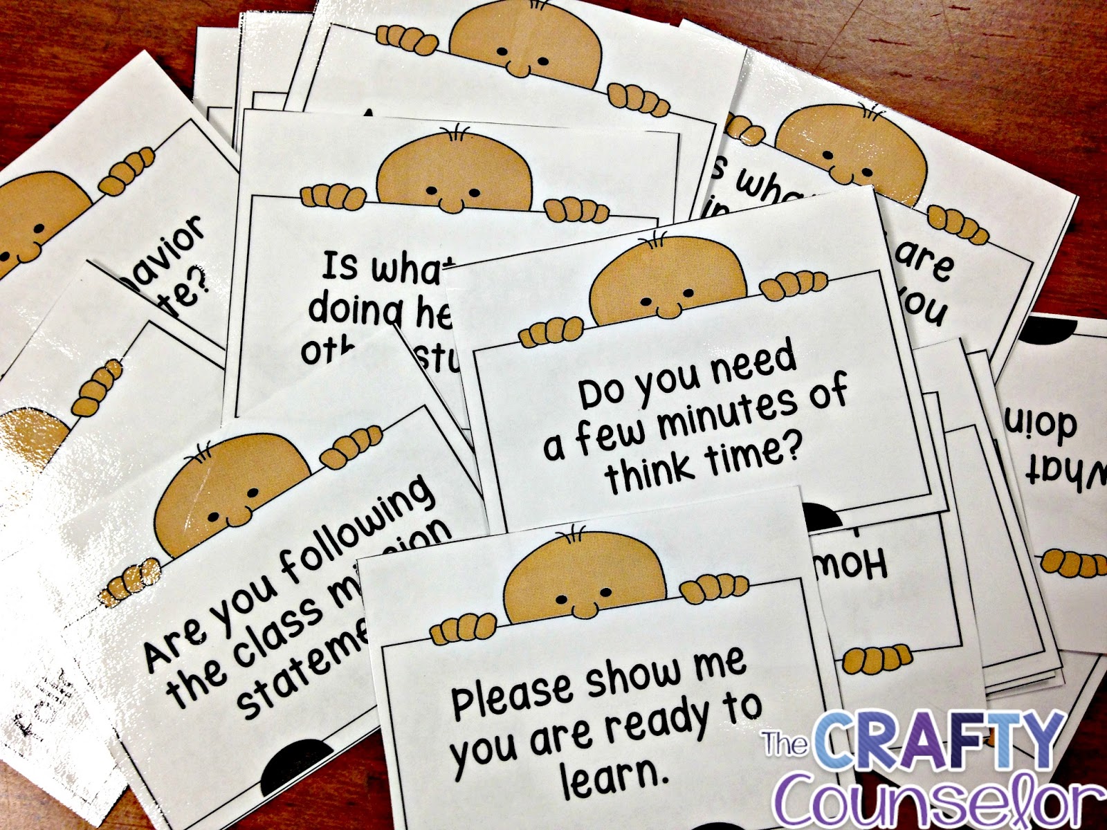 10 Themed Behavior Cards For Fresh And Unique Silent Redirection - Mrs ...