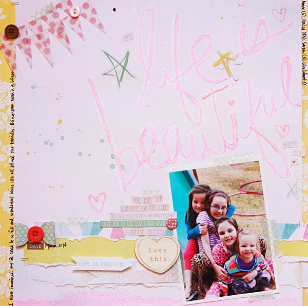 NoelMignon.com Layouts and Projects: Life is beautiful with pink ...