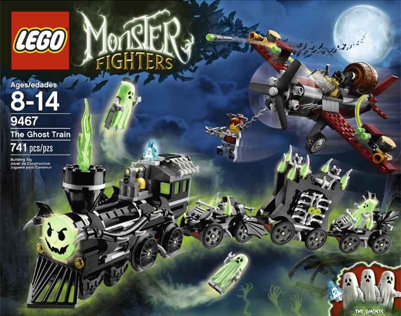 Monster Lego Ghost Train And Plane Lego Halloween Toy Railway Set ...