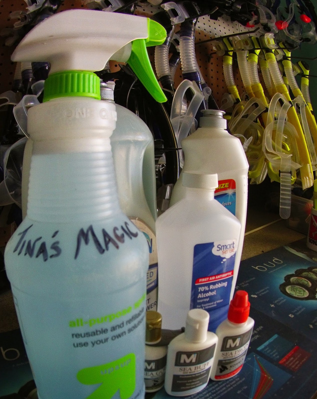 Kohala Dive (b)Log: Tina's Guide to a Spotlessly Clean Scuba Diving Mask