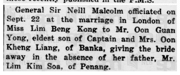 Malayan BMD (Births, Marriages and Deaths): Lim Beng Hong, (Mrs. B. H ...