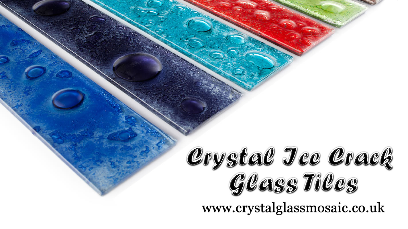 It's Different in a Crystal Ice Crack Glass Tiles | Crystal Glass Mosaic