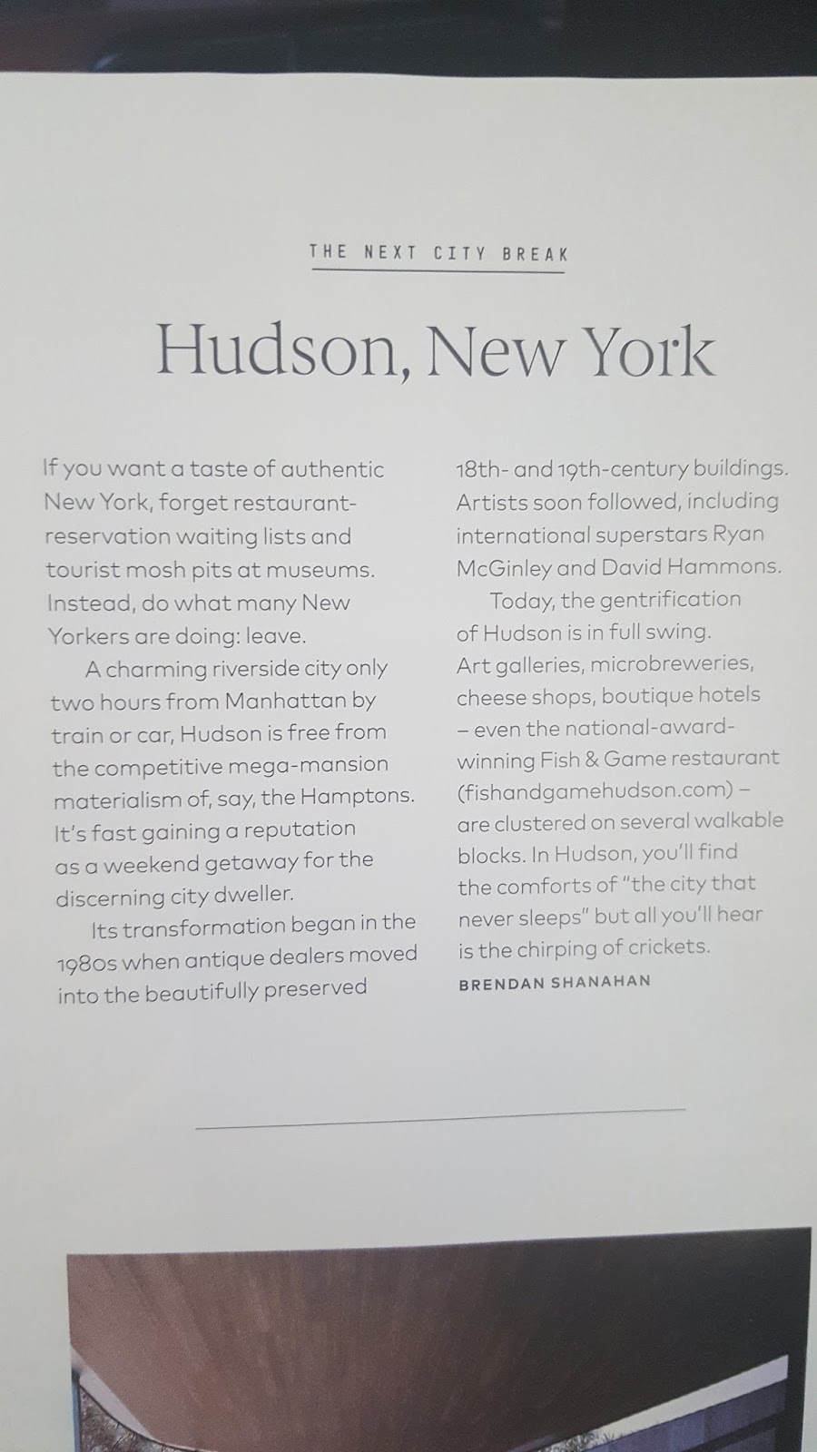 The Gossips of Rivertown: Hudson Down Under