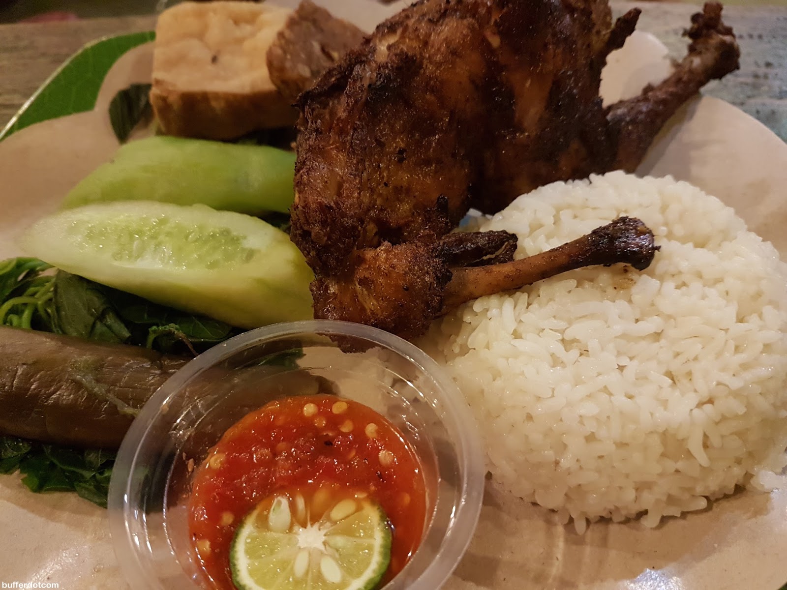 [FOOD DIARY] Nasi Tempong Indra, Legian, Kuta, Bali