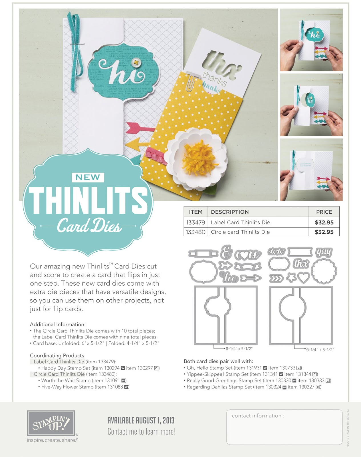 Devoted Stamper: New Thinlits Card Dies