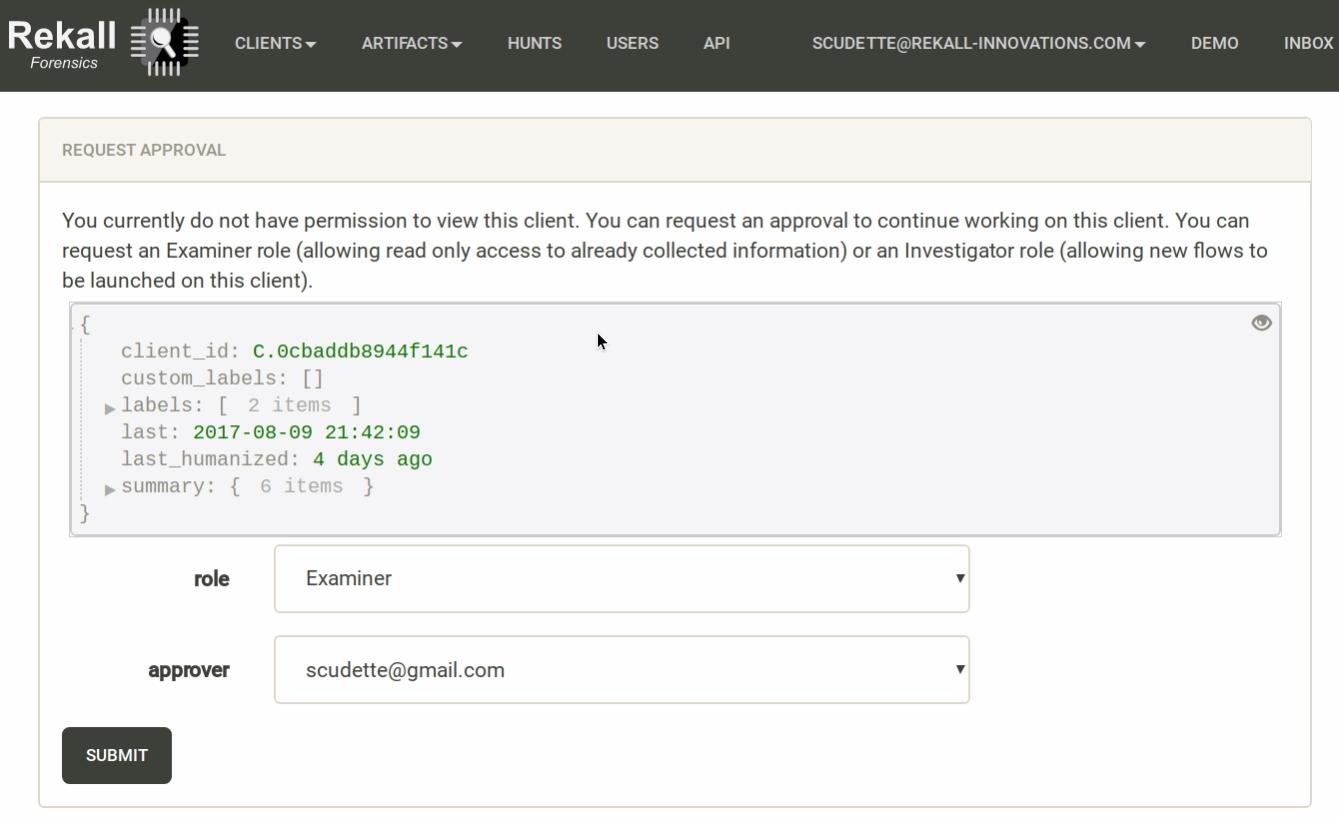 Rekall v1.7 - Forensic and Incident Response Framework