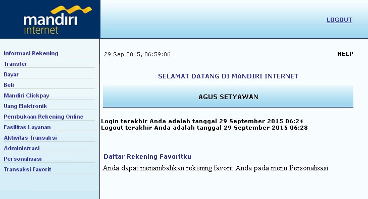 PBO II - PRAKTIKUM JAVA: INTERNET BANKING