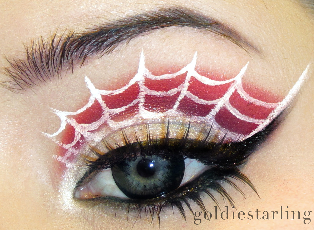 Goldiestarling's Art of Beauty Blog: Halloween Makeup: Spider Queen