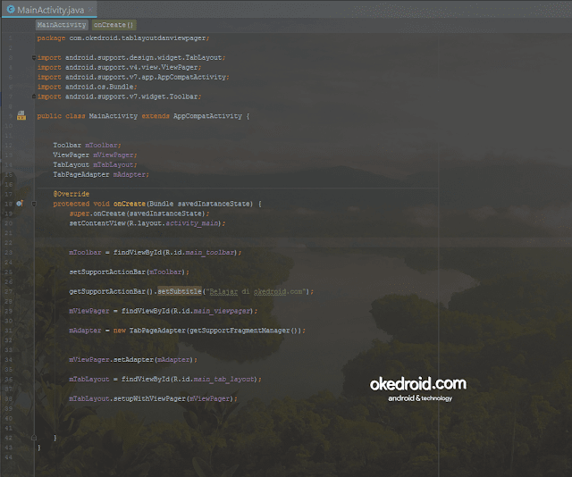 Belajar Memakai Material Tablayout Dan Viewpager Android - Java Media Kita